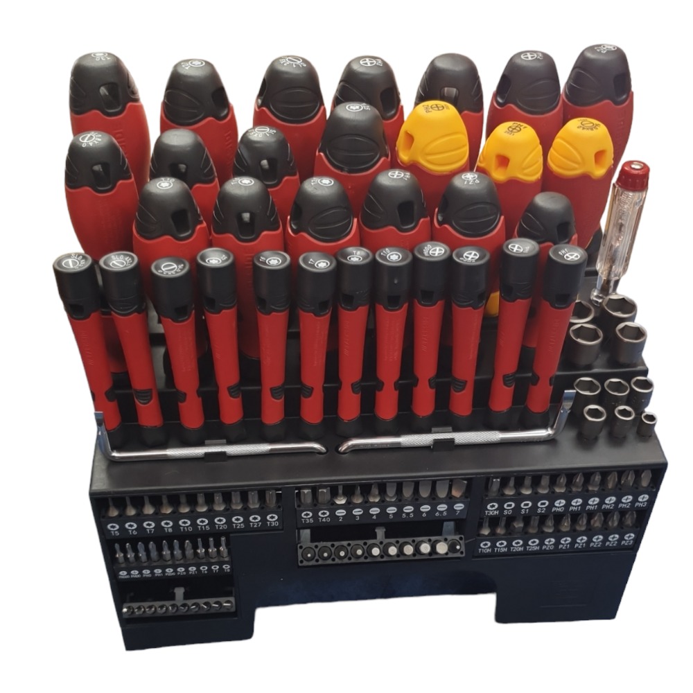 Pre-owned Parkside XXL Screwdriver & Bit Set 116 Piece - Own4Less